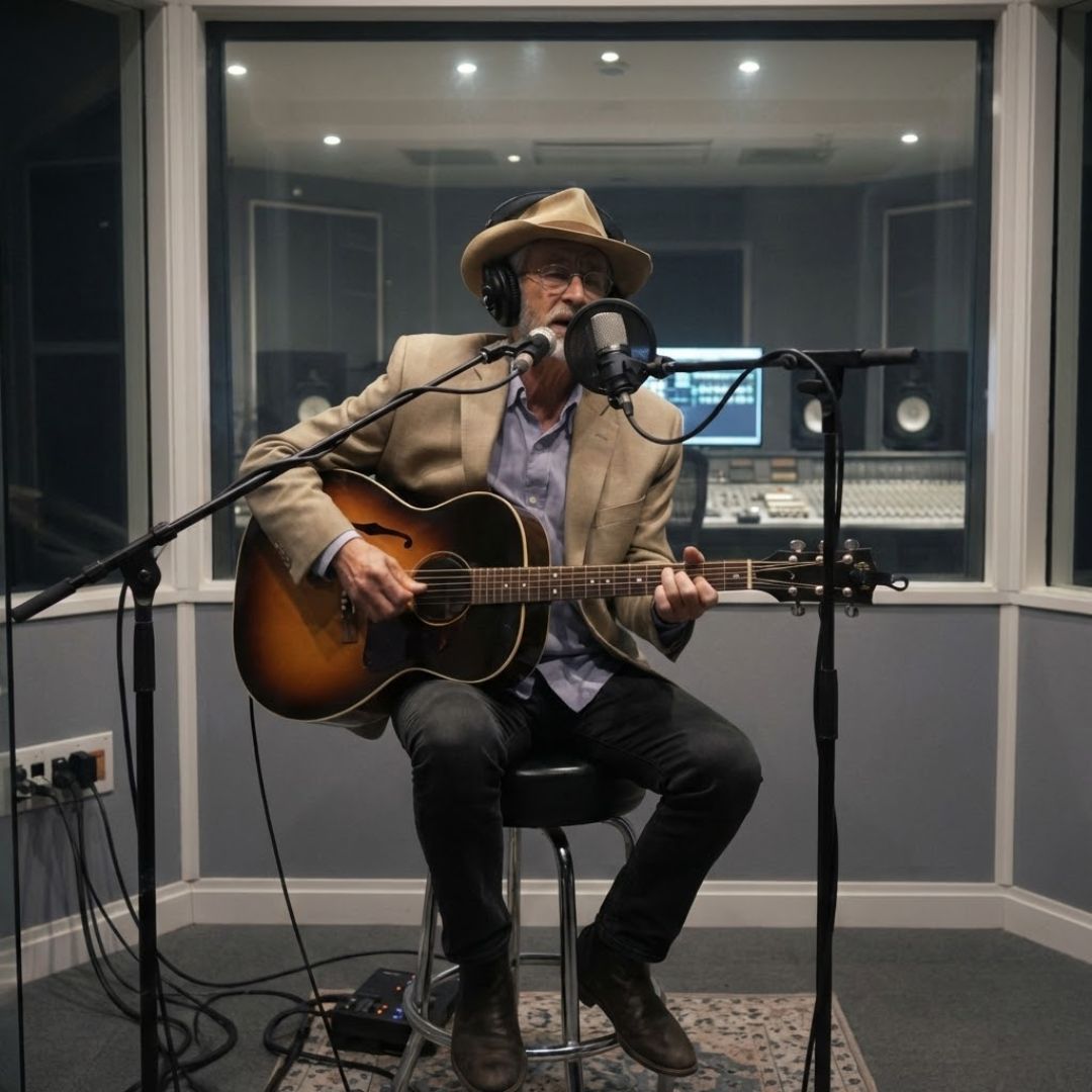 THE LAST TIME DON WILLIAMS EVER SANG INTO A STUDIO MIC. Those quiet ...